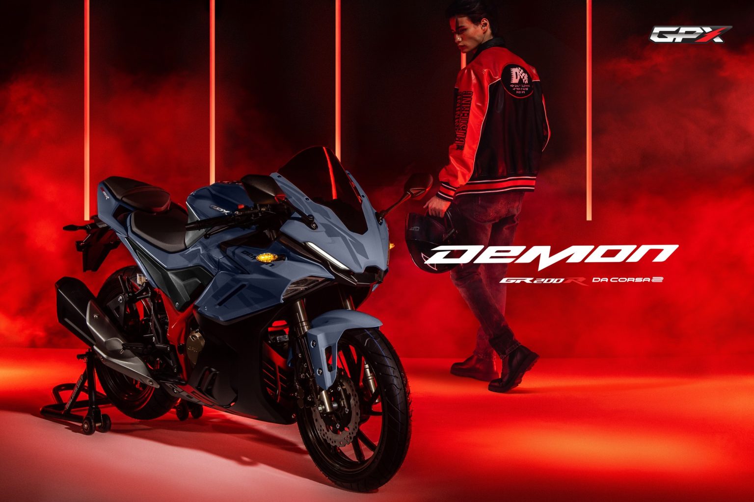GPX Demon GR200R ใหม่ 2022 ราคา 89,500 บาท 3 สีใหม่ให้เลือก