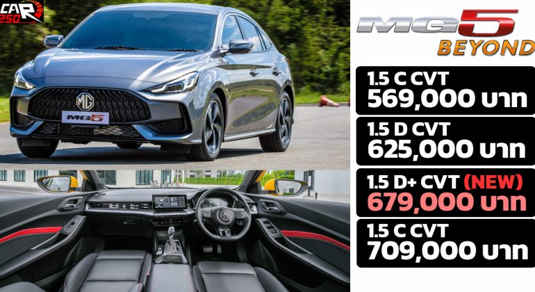 ราคา MG - CAR250