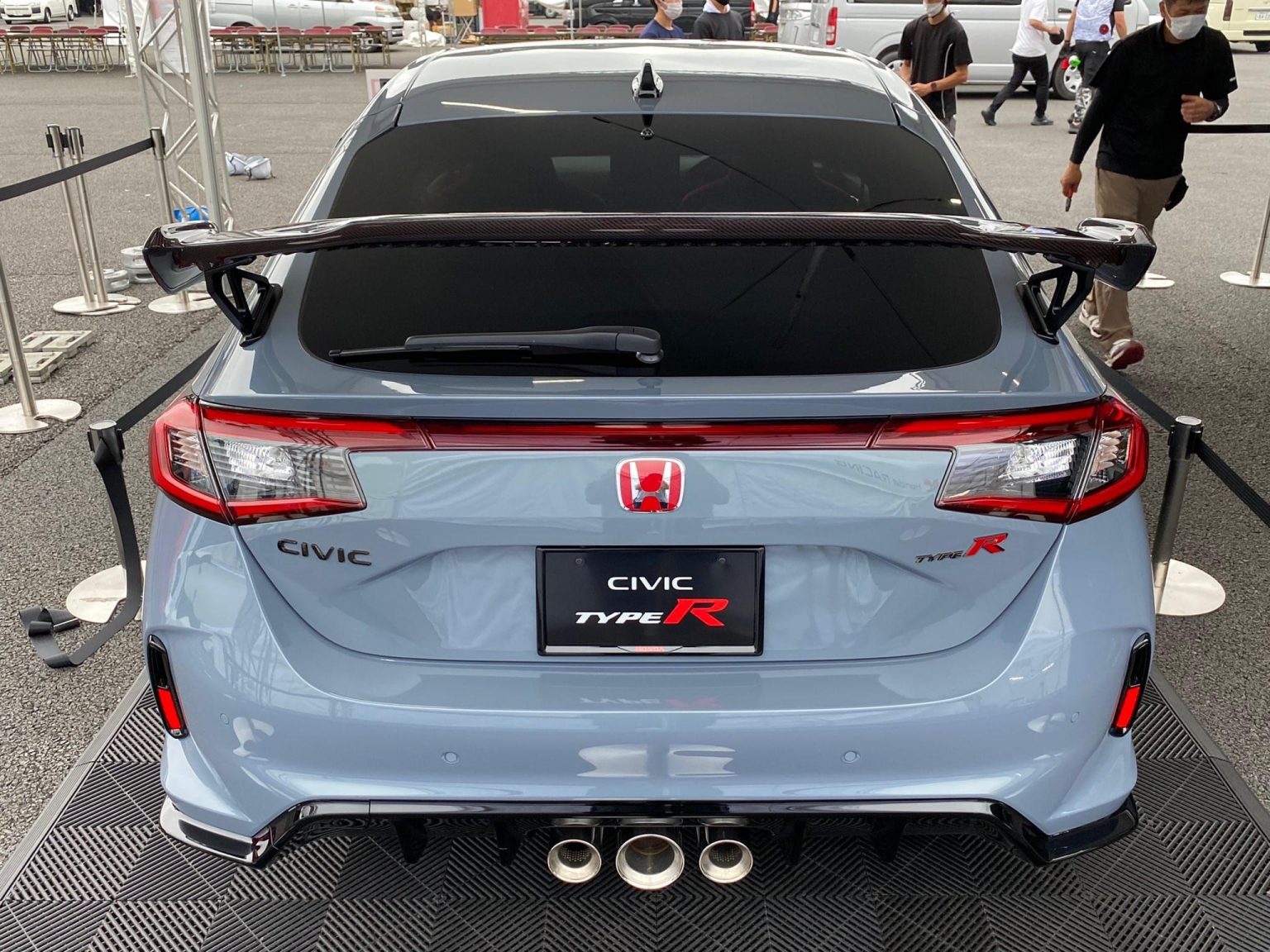 เผยภาพ Honda Civic Type R FL5 สีเทา Sonic Grey แต่งพิเศษจากโรงงาน ใน ...