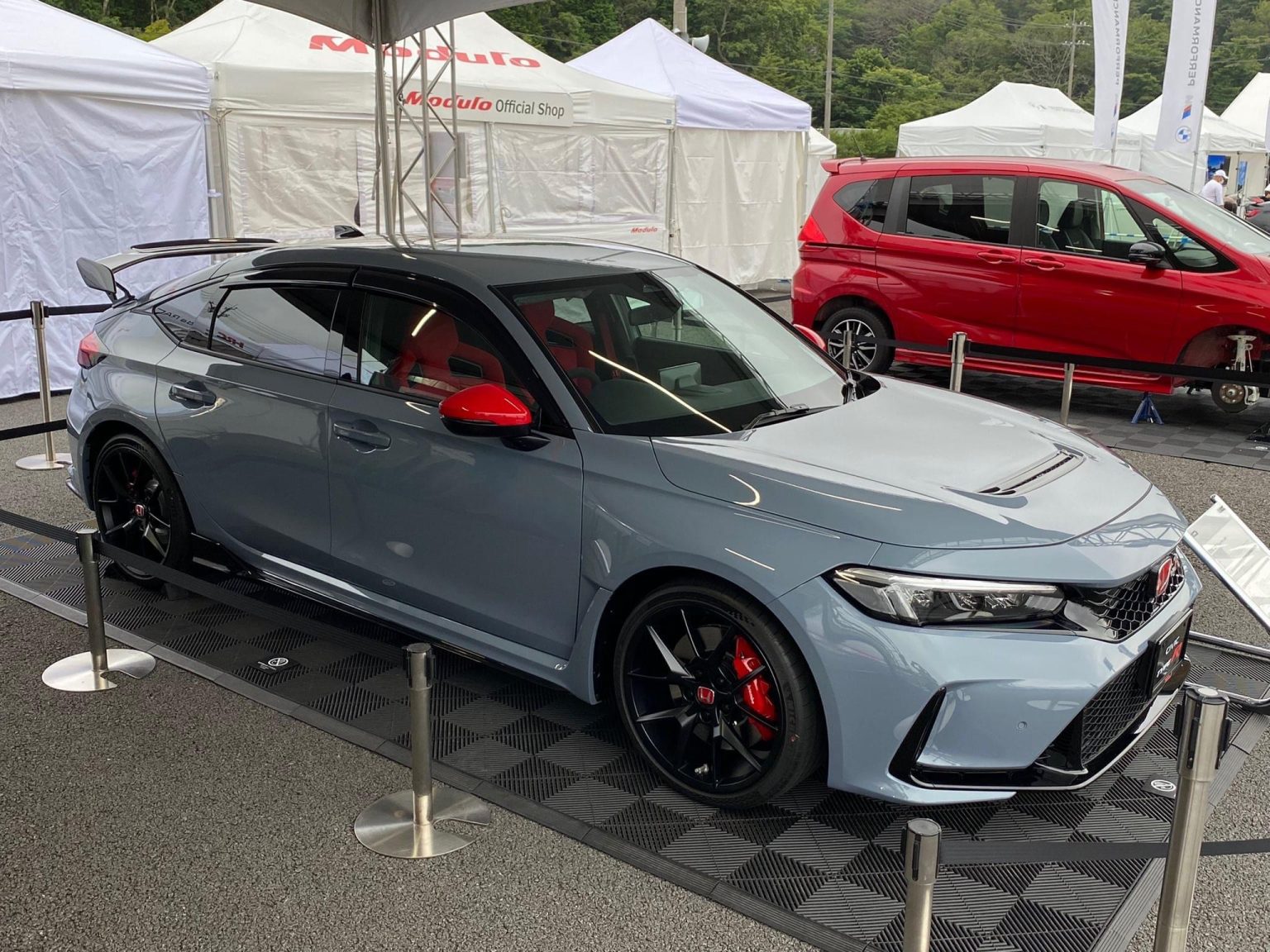 เผยภาพ Honda Civic Type R FL5 สีเทา Sonic Grey แต่งพิเศษจากโรงงาน ใน ...