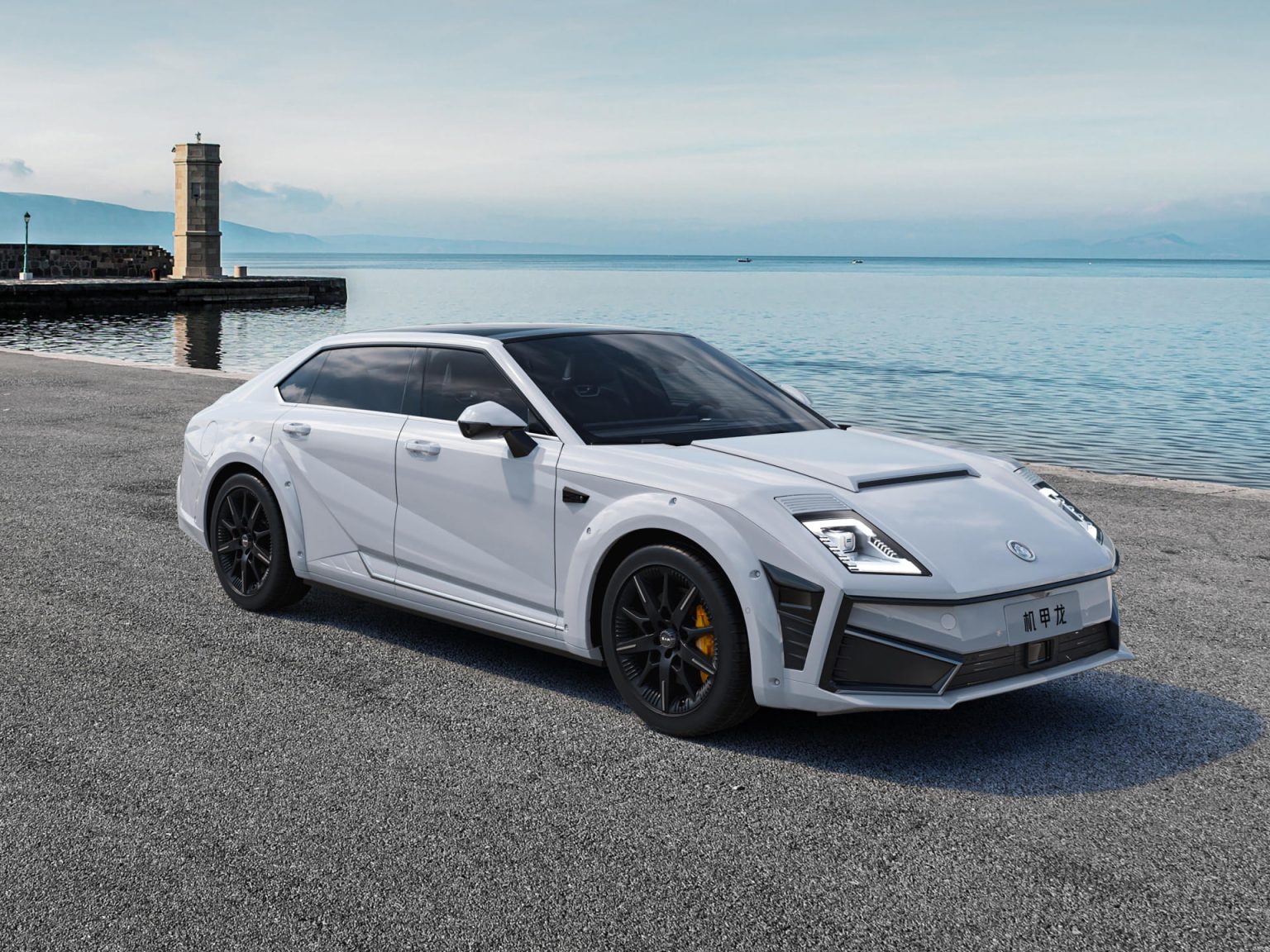 GWM Salon Mecha Dragon ไฟฟ้าสุดหรู 802 กม./ชาร์จ CLTC คาดเปิดขายจีนปี ...