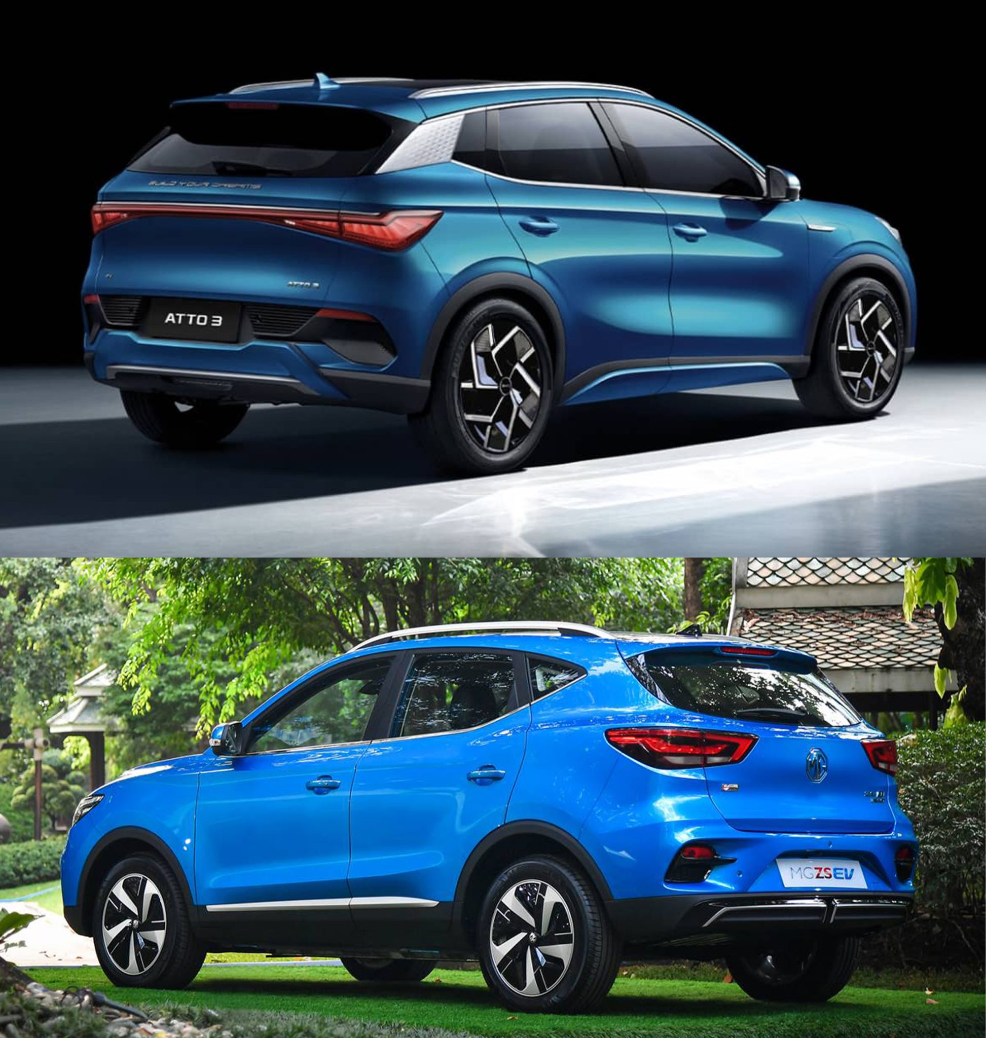 เทียบภาพ BYD ATTO 3 480 กม./ชาร์จ Vs MG ZS EV 403 กม./ชาร์จ ราคาห่างกัน ...