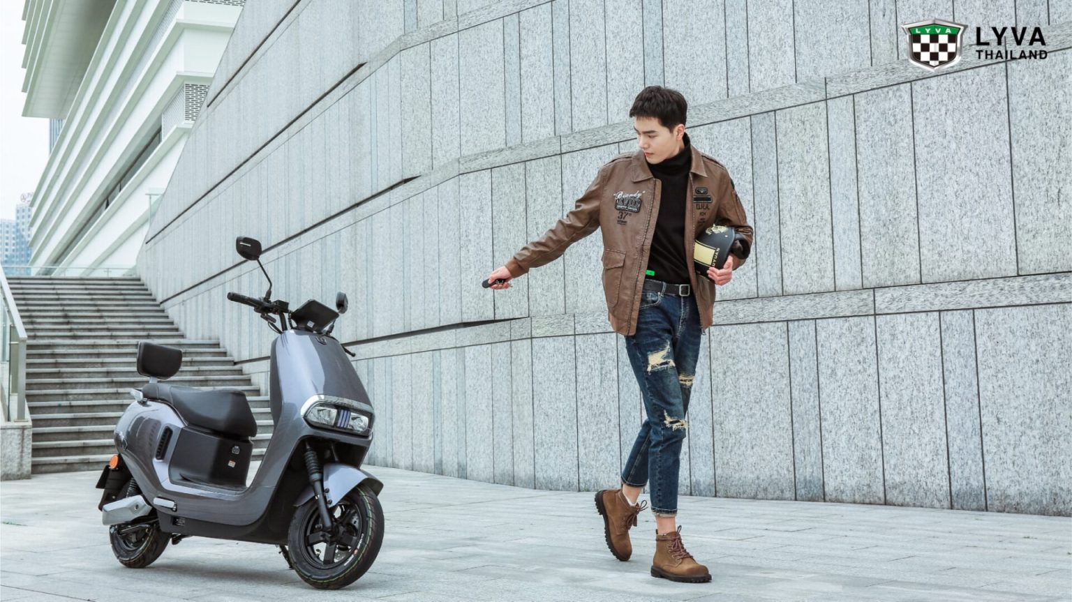 LYVA มอเตอร์ไซค์ไฟฟ้า ราคาประหยัด เตรียมเปิดตัวไทย 21 มีนาคม วิ่งได้ ...