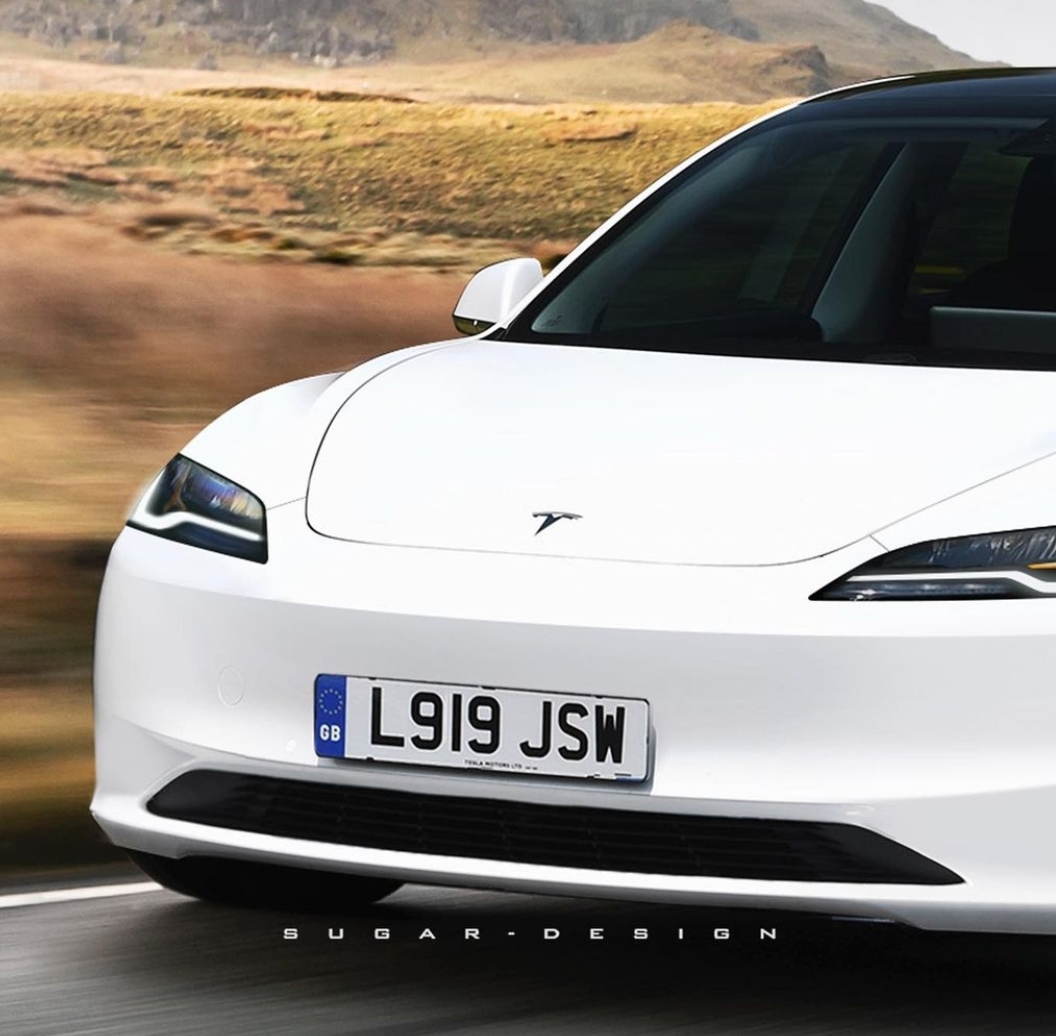 Tesla Model 3 Facelift Project Highland 2023 ก่อนเปิดตัว ภาพ