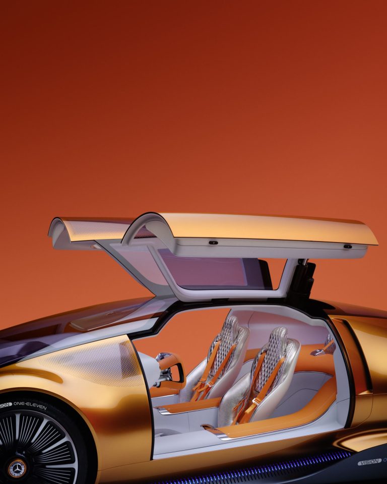Mercedes Vision One-Eleven ต้นแบบไฮเปอร์คาร์ไฟฟ้า อาจให้กำลังถึง 1,920 ...