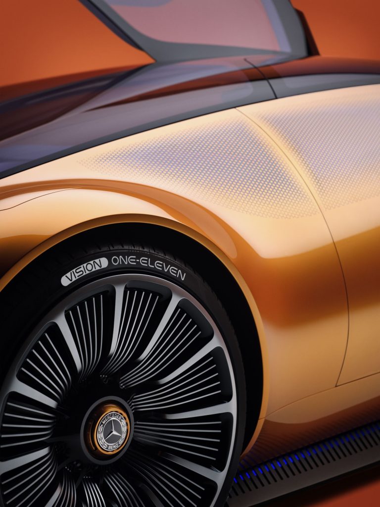 Mercedes Vision One-Eleven ต้นแบบไฮเปอร์คาร์ไฟฟ้า อาจให้กำลังถึง 1,920 ...