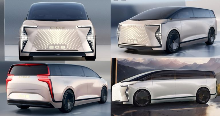 ปล่อยภาพ CHERY EXEED E08 MPV ไฟฟ้าต้นแบบก่อนเปิดตัวจีนปลายเดือนนี้ - รถ ...