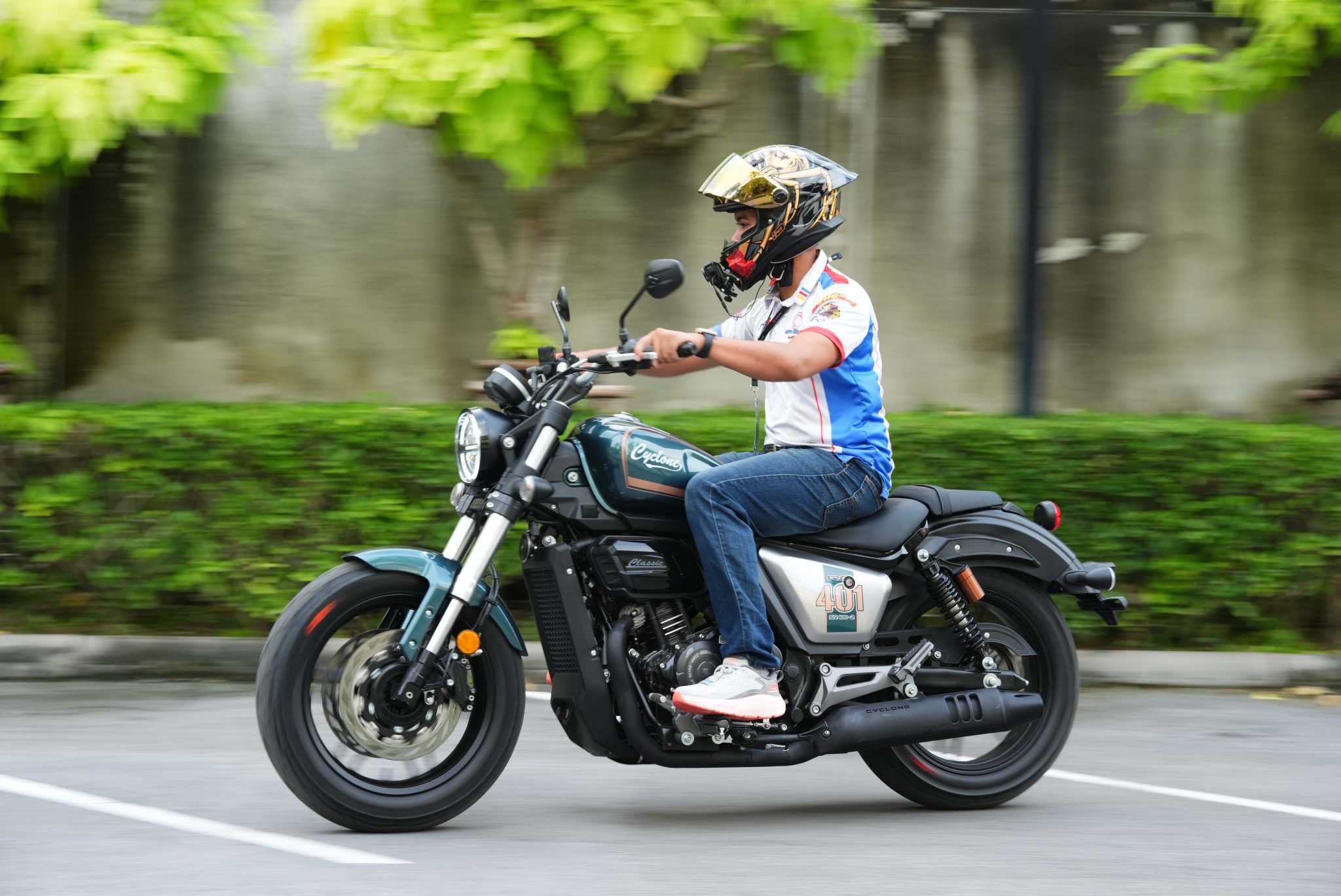 CYCLONE RA401 ราคาจำหน่ายในไทย 179,900 บาท 401 ซีซี ให้กำลัง 44.25 ...