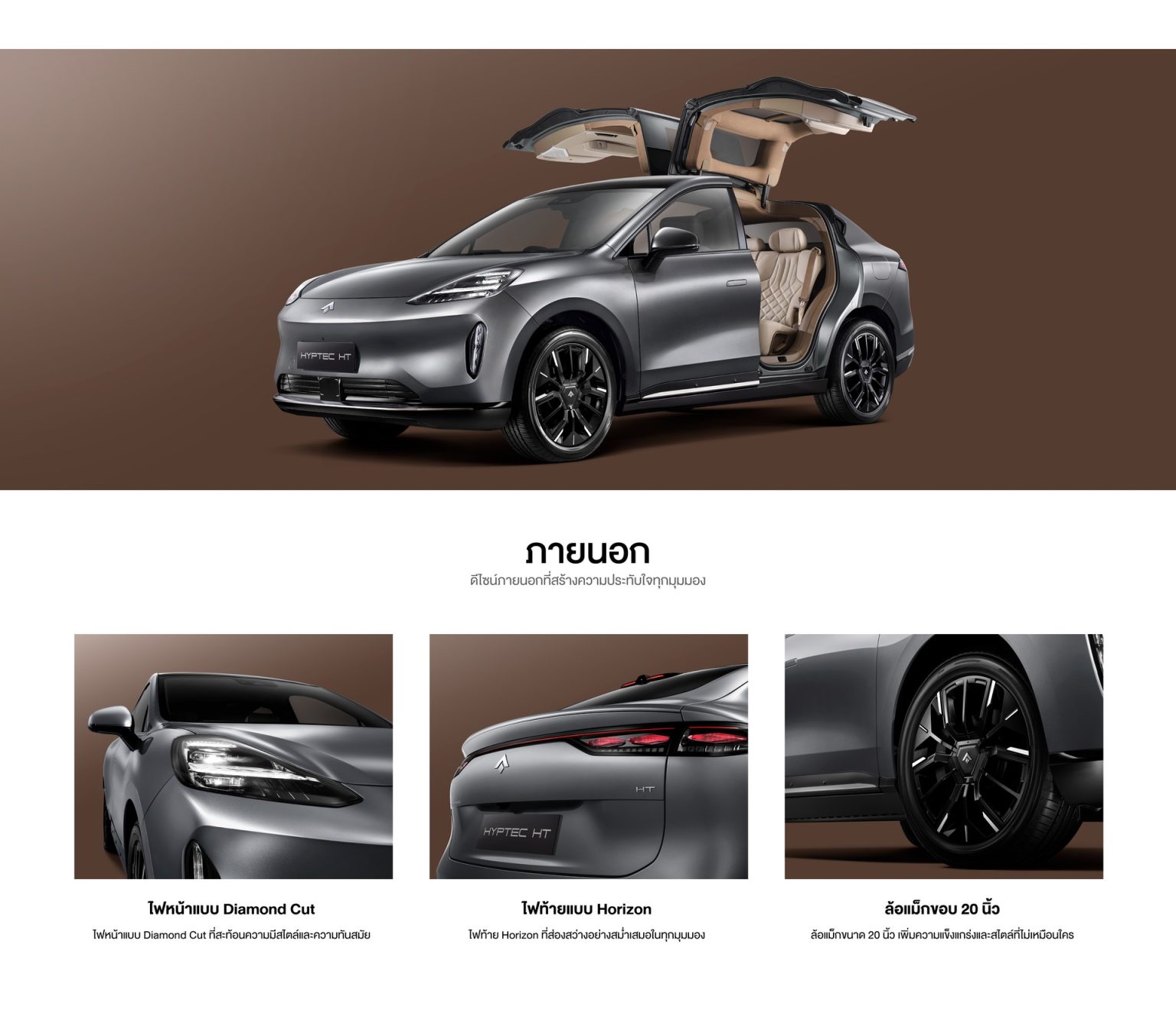 ลดราคา 200,000 บาท HYPTEC HT 620 กม./ชาร์จ NEDC ราคา1,249,000 ...