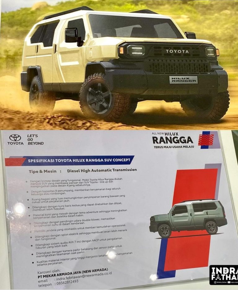 TOYOTA Hilux Rangga/Hilux Champ Concept SUV 8 ที่นั่งใหม่ ในอินโดฯ - รถ ...