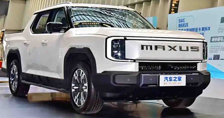 เปิดขายจีน 1.40 ล้านบาท MAXUS StarX EV กระบะไฟฟ้า 102.2kWh 560 กม./ชาร์จ CLTC - รถใหม่วันนี้ ...