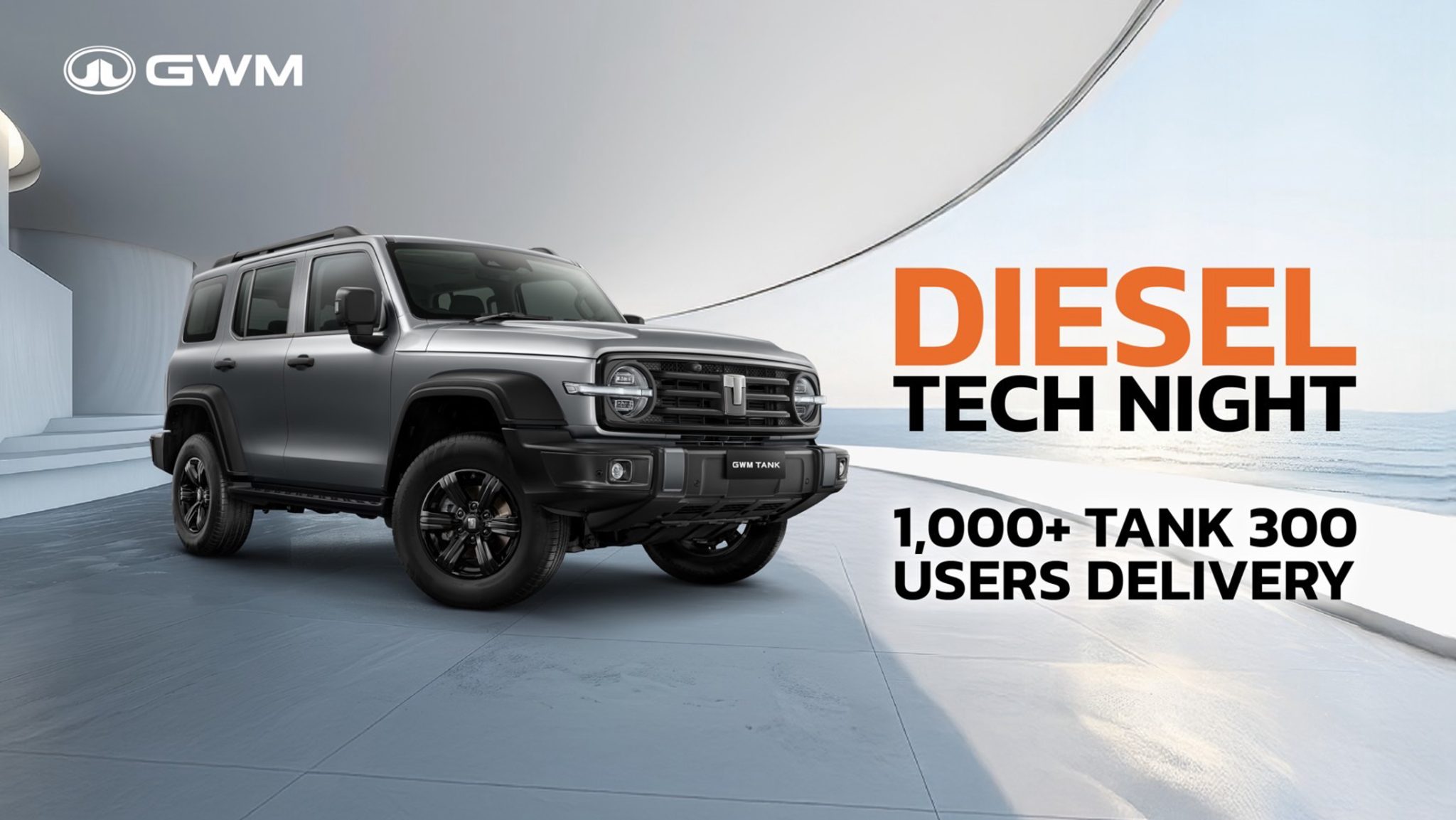 จองครบ 300 คัน GWM TANK 300 ดีเซล 2.4T “Desert Storm” Limited Edition ...