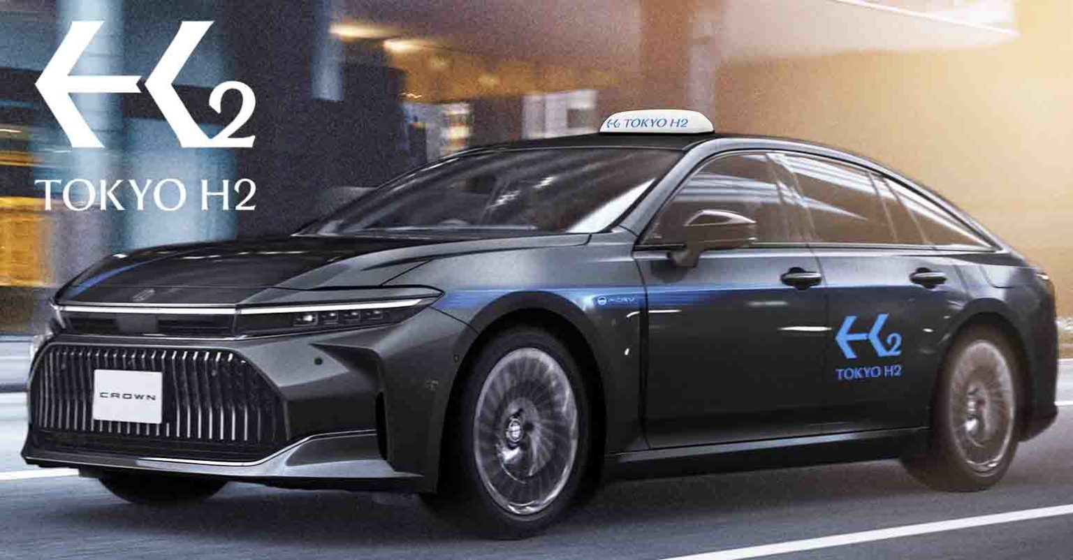 ปล่อยภาพ TOYOTA Crown Fuel Cell Taxi แท็กซี่ไฮโดรเจนระดับพรีเมียม - รถ ...